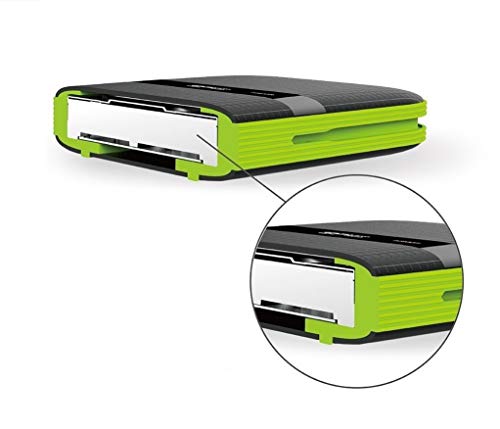 Silicon Power 2 TB External Portable Hard Drive Rugged Armor A60 Shockproof Water-Resistant 2.5-Inch USB 3.0, Military Grade MIL-STD-810G & IPX4, for PC/Mac/Xbox One/Xbox 360/PS4/PS4 Pro/PS4 Black