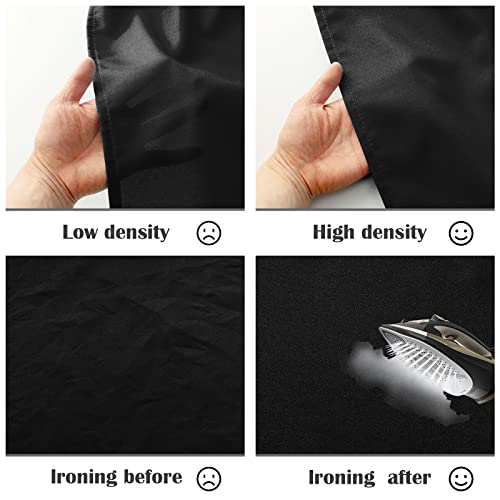 Sugargirl Black Backdrop Background for Photography, 8X10FT Photo Backdrop Black Screen Photo Booth Backdrop for Photoshoot Party Video(1 Panel)