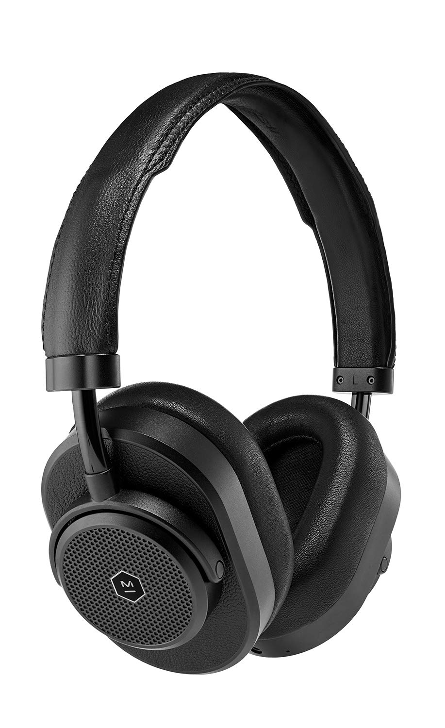 MASTER & DYNAMIC MW65 Active Noise-Cancelling (ANC) Wireless Headphones β Bluetooth Over-Ear Headphones with Mic, Silver/Navy