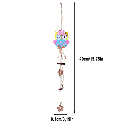 Sikye Mini Wooden Pendant for Easter Home Decoration Hanging Room Decoration Gifts (B, One Size)