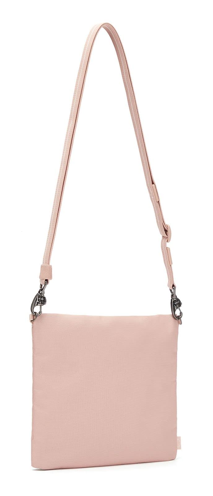 Pacsafe GO Anti Theft Crossbody Pouch, Sunset Pink