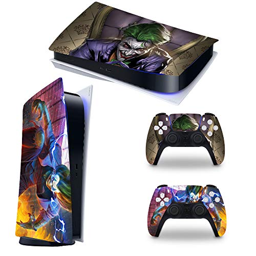 Kind Man PS5 Standard Edition Whole Body Vinyl Skin Sticker Decal Cover for PlayStation 5 System Console and Controllers