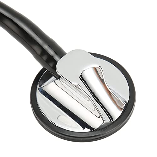 Single Head Stethoscope, Single Tube Comfortable Multifunctional Adjustable Cardiology Stethoscope Horseshoe Shape with Storage Case for Doctors