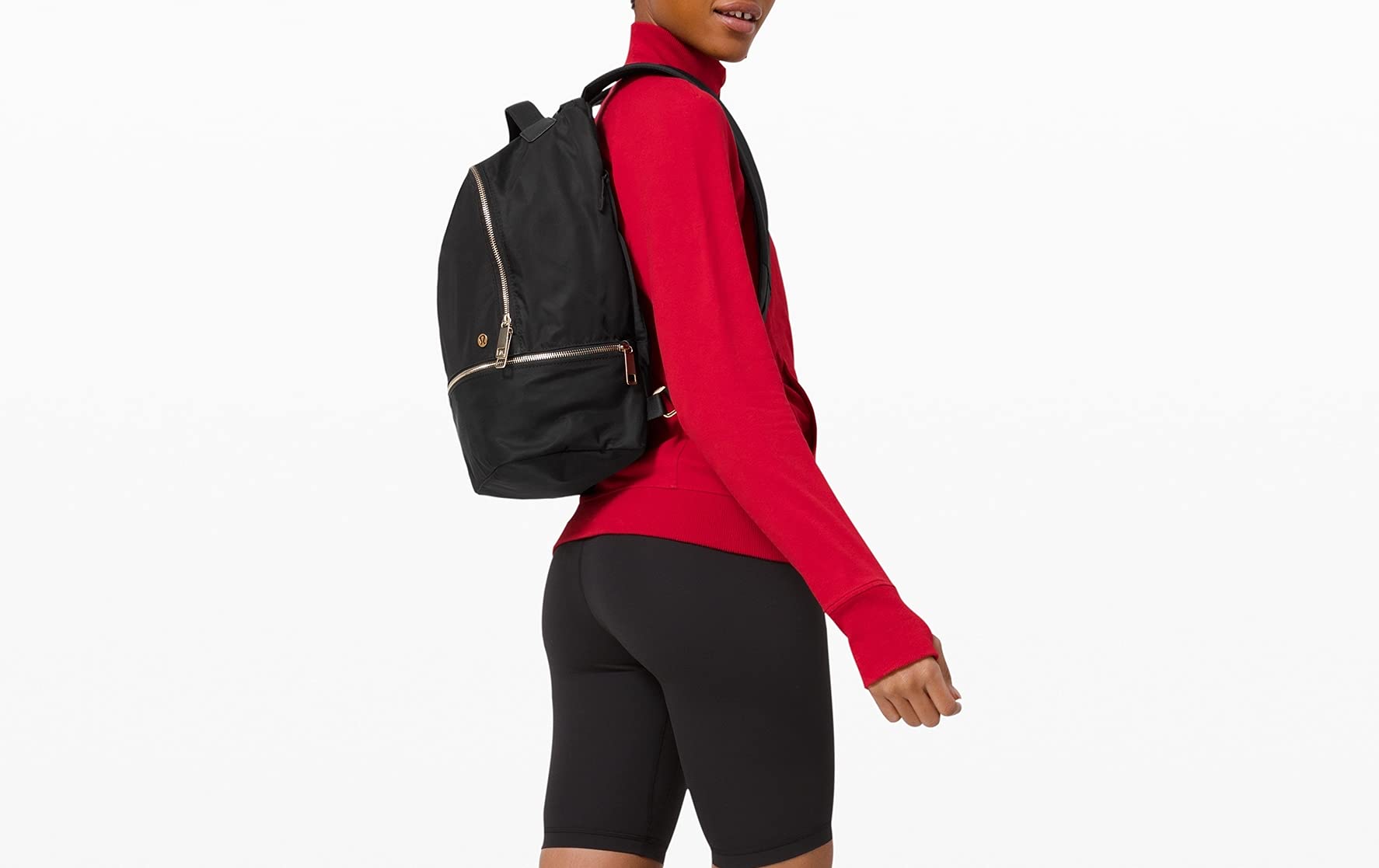 Lululemon Athletica Lululemon City Adventurer Backpack (Black/Gold), Medium