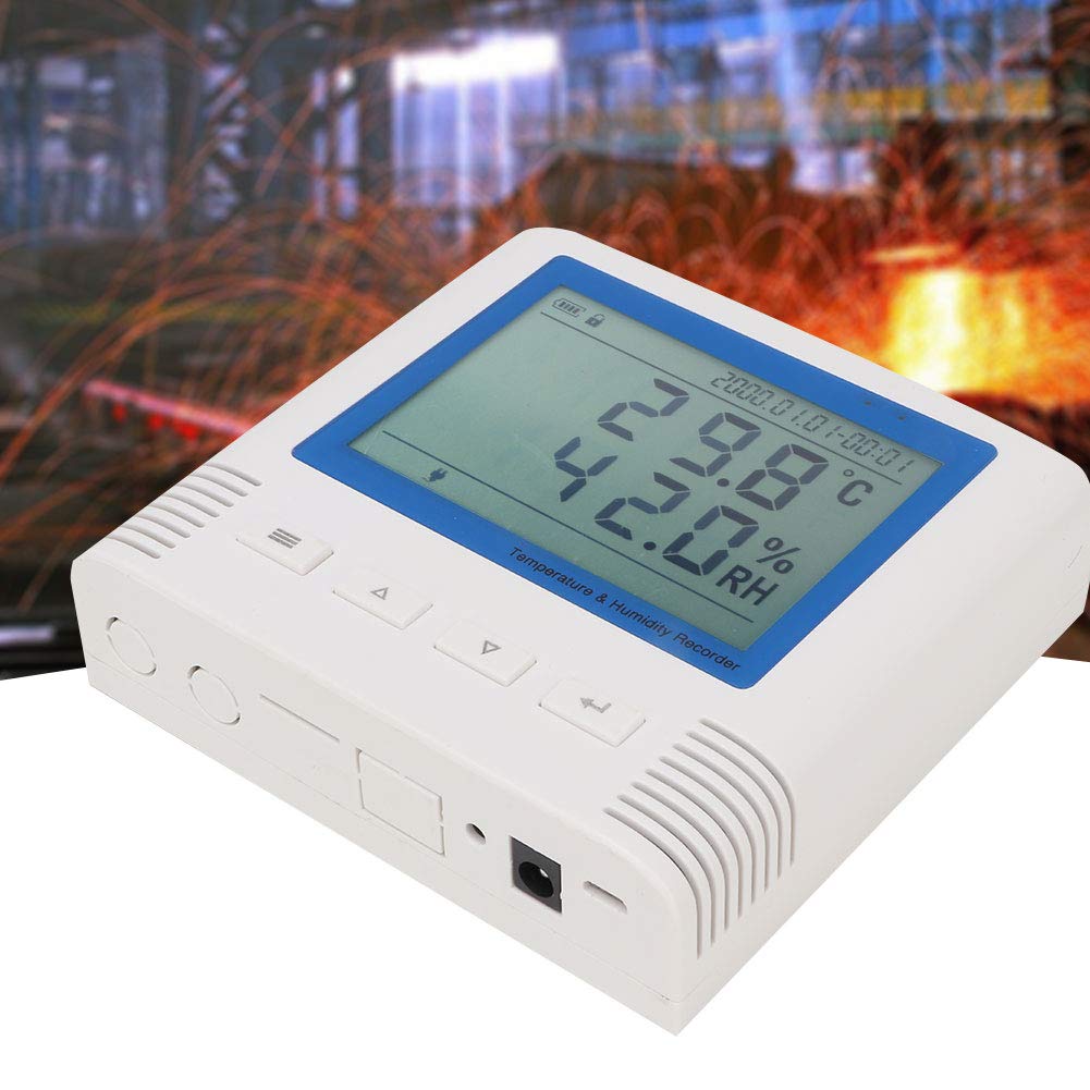 Reusable USB Ambient Temperature Humidity Data Logger Indoor Temperature and Humidity Monitor with PDF Report