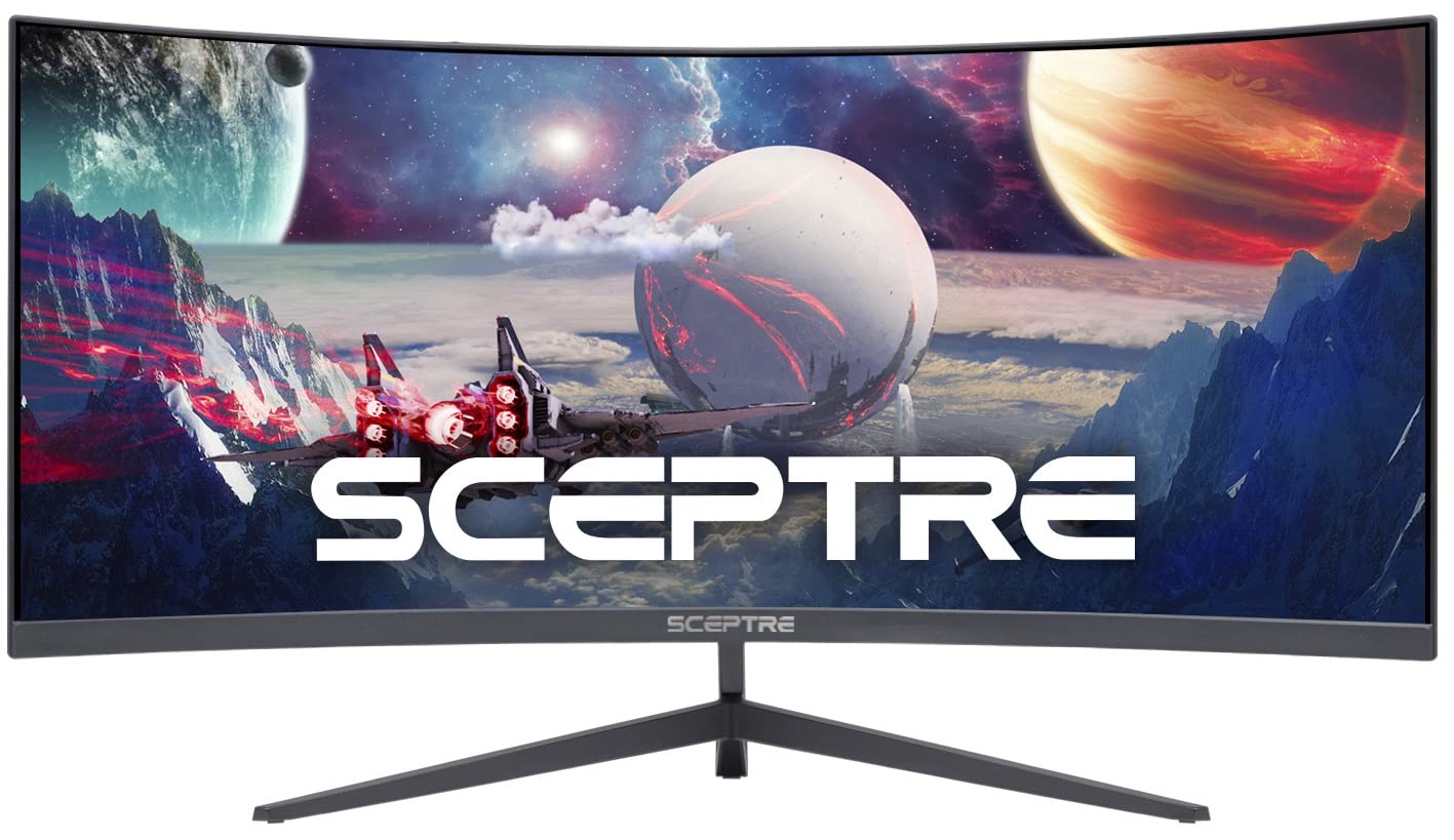 Skytech Gaming Archangel 3.0 Gaming PC Desktop with Sceptre 30-inch Curved Gaming Monitor