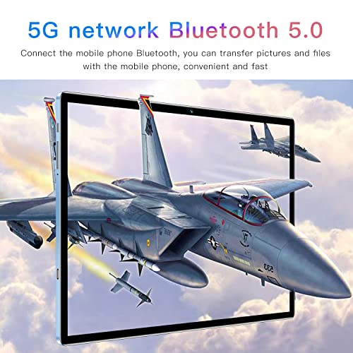 Tablet 10.1 inch Android 12 Tablet Latest Update Octa-Core Processor, 256GB ROM+8GB RAM Storage, Dual 16MP+32MP Camera, Bluetooth, GPS, 128GB Expand Support, IPS Full HD Display, WiFi, Dual-SIM丨Blue