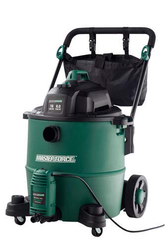 Masterforce 16 Gallon 6.0 Peak HP Wet/Dry Shop Vacuum with Water Pump