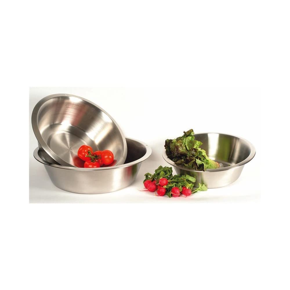 Lindy's 615-48850 Quart Stainless Steel Flat Bottom Dish Pan