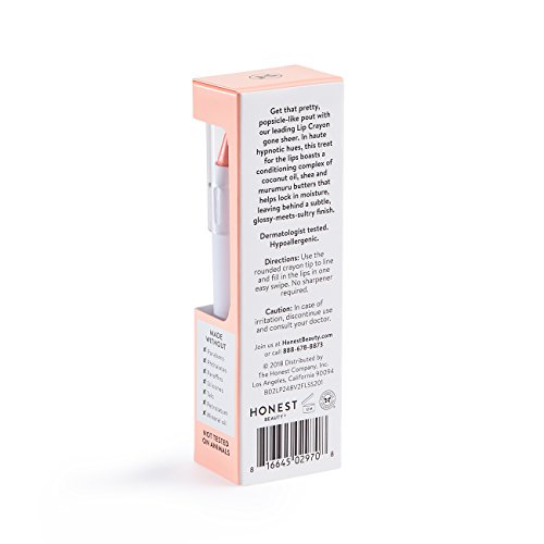 Honest Lip Crayon Lush Sheer - Blossom Women Lipstick 0.105 oz
