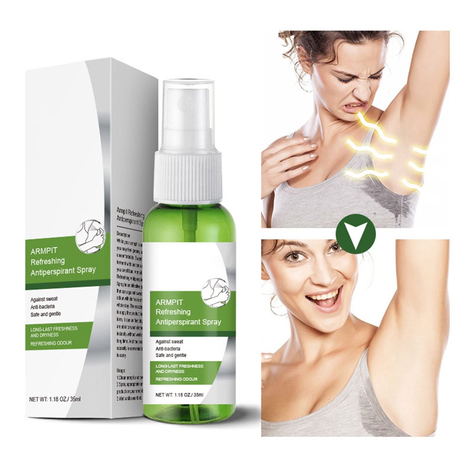 Skin Body Wash Surface Deep Spray Dermatologist Developed Clean Powered Natural Mist For Underarms And Feet For Women And Men Vegan Non Irritating 30ml B Flat