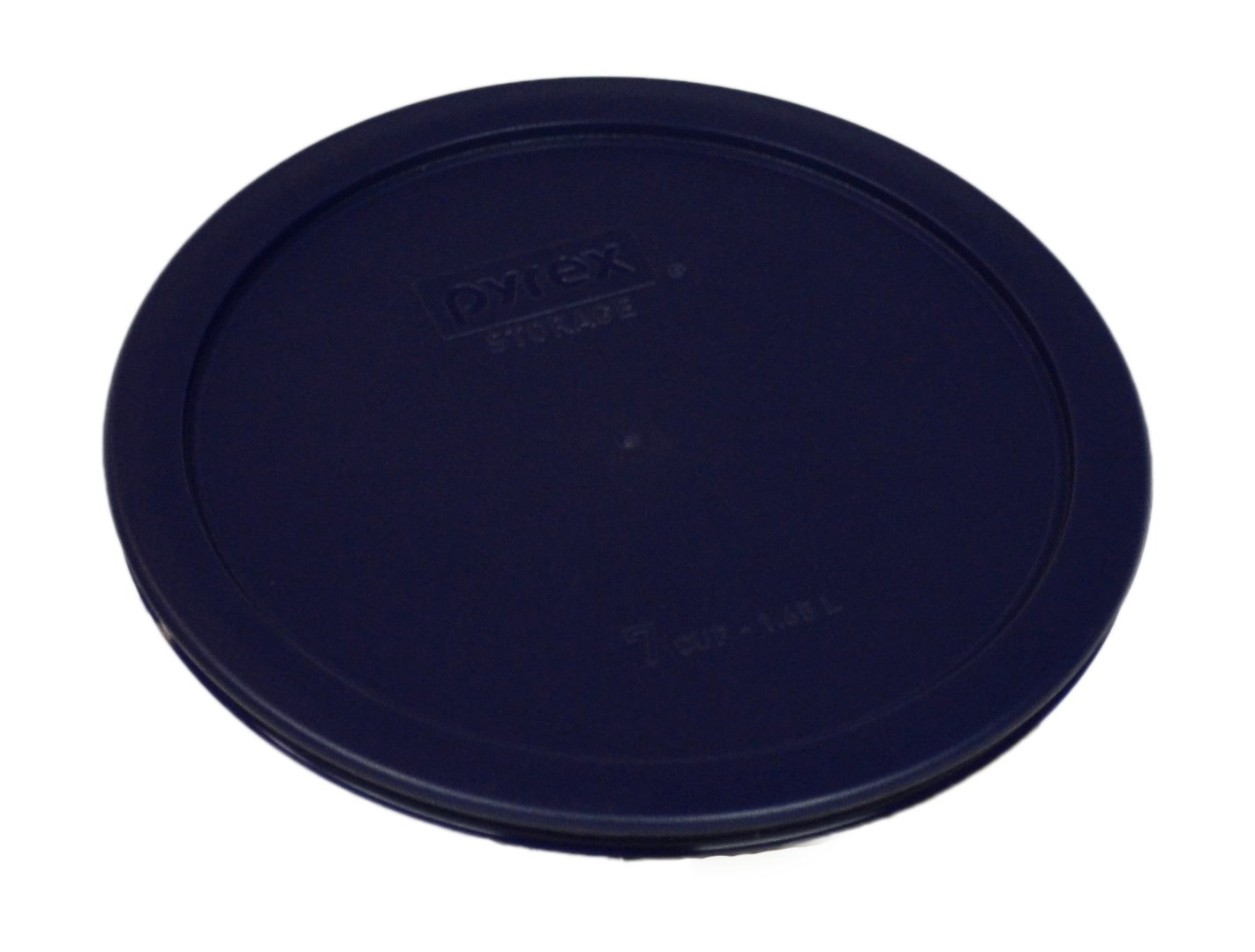 Pyrex Blue Round Storage Lid Cover fits 6 & 7 cup Round Dishes 4 Pack # 7402-PC