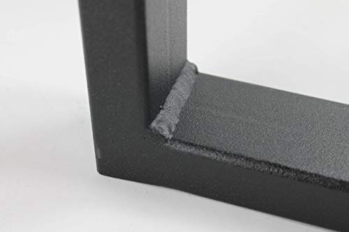 Powdercoated Tube Steel Bar Legs Set of Two-Choose Your Height and Width
