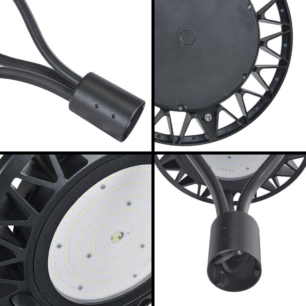 rgbylediison LED Post Top Light, 150W 19500lm 5000k (700W HID/HPS Replacement) LED Circular Post Light Idea for Street Garden Yard Commercial Area