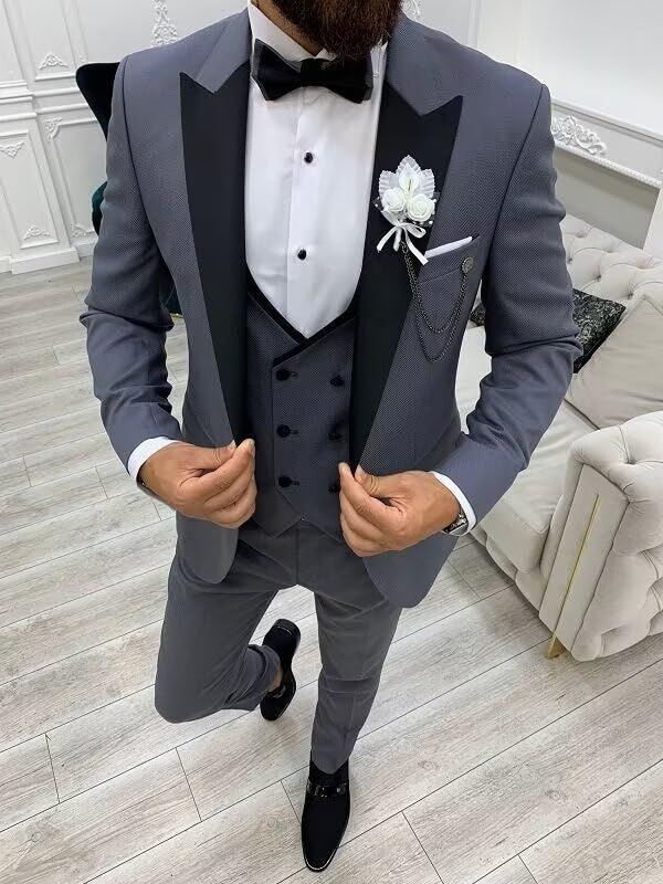 HUUTOE Red Suit Men Red Tuxedo for Men Wedding Mens Tuxedo Suit Set Tuxedo Suits for Men Tuxedo Size M