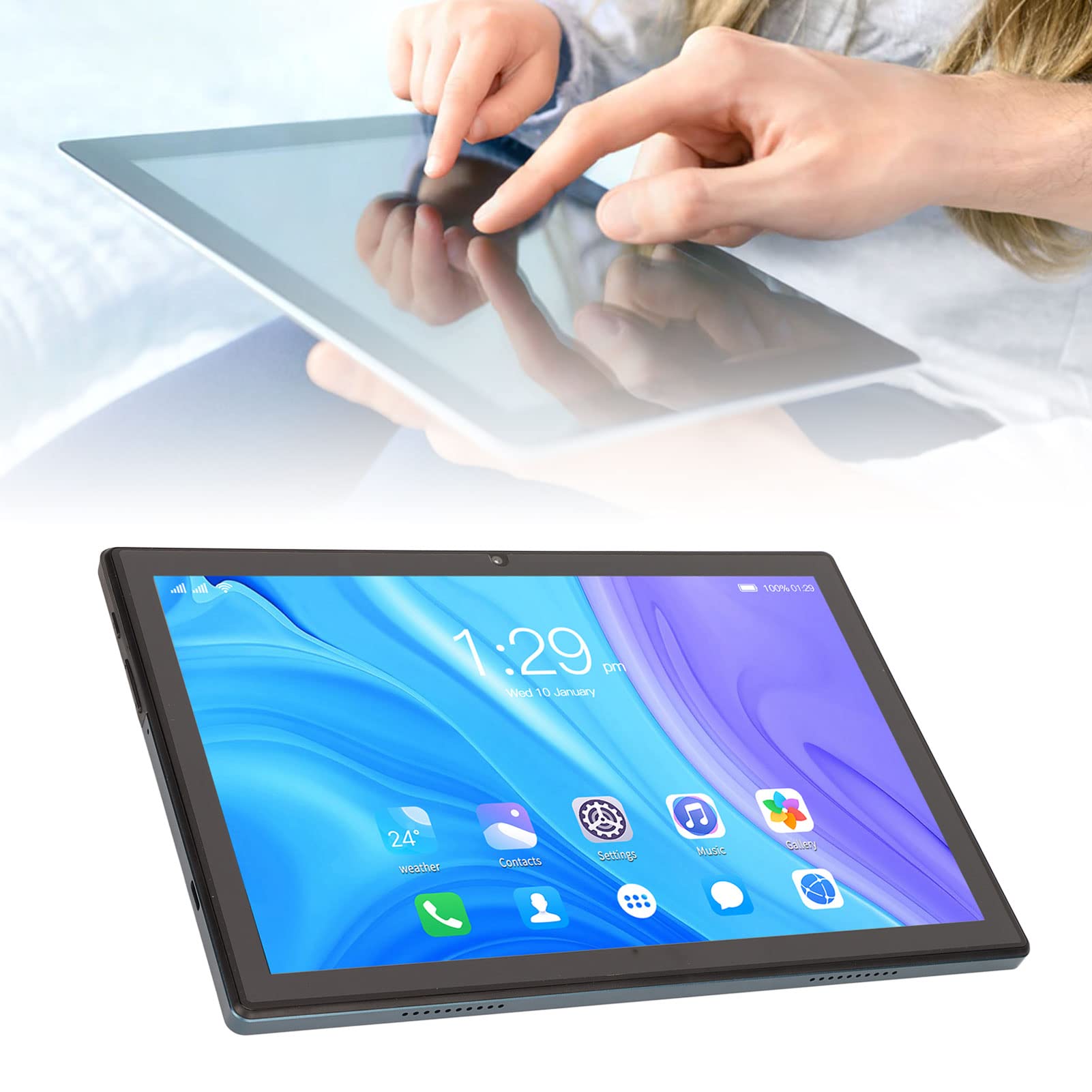 Tablet, IPS HD Touchscreen Kids Tablet PC, 10 Inch Tablet, 6GB 128GB 2.4G 5G 800W 2000W, Octa Core Processor for 11 Portable Entertainment