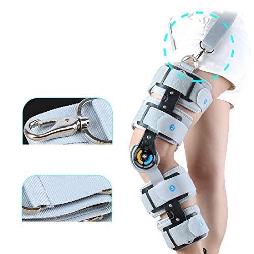 Knee Brace Support Hinged ROM Knee Brace Strap, Immobilizer for ACL, MCL and PCL Injury, Orthosis Stabilizer Protector for Leg Knee Pads