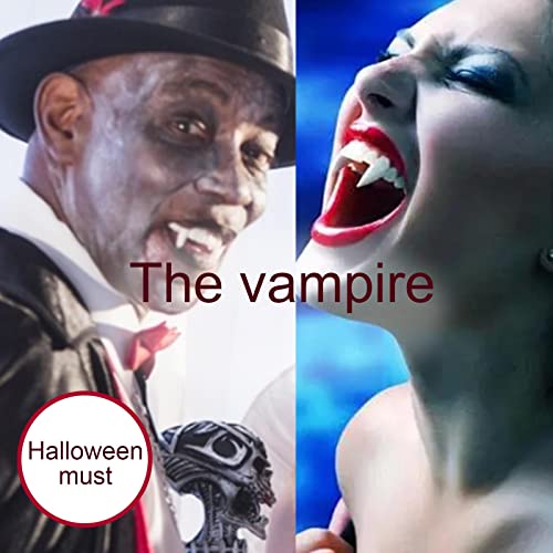 Teeth Dentures 2 Pieces Kit Teeth Dentures With 1 Teeth Pellets Adhesive For Cosplay Party Props Halloween Party White Teeth Medium Top And Bottom Veneers
