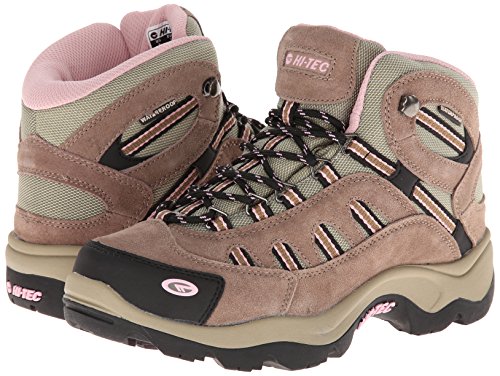 Hi-Tec Women's Bandera Mid Waterproof Hiking Boot,Taupe/Blush,10 M US