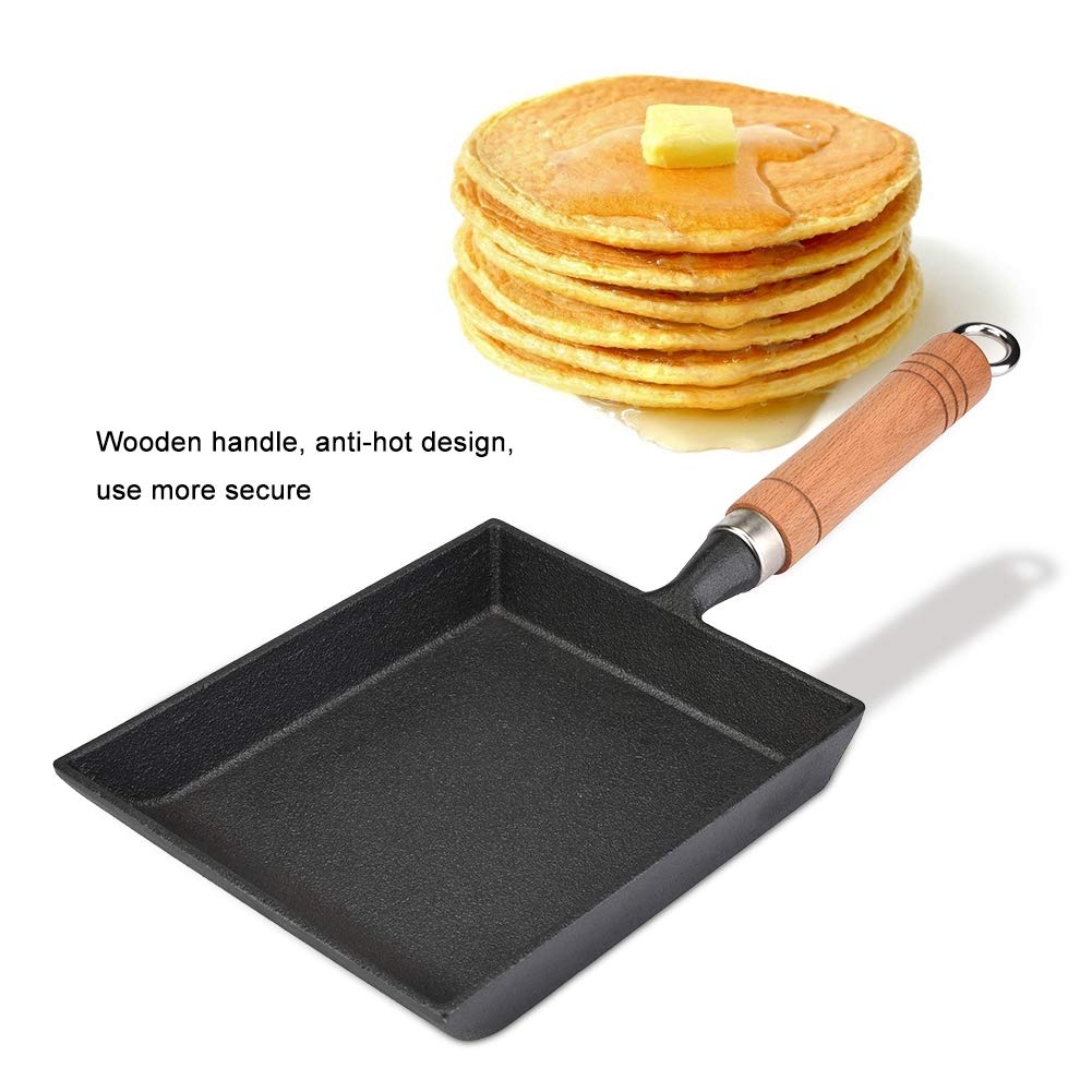 Mini iron pan frying pan Japanese style egg-filled rice pot, made of cast iron, safe and easy to