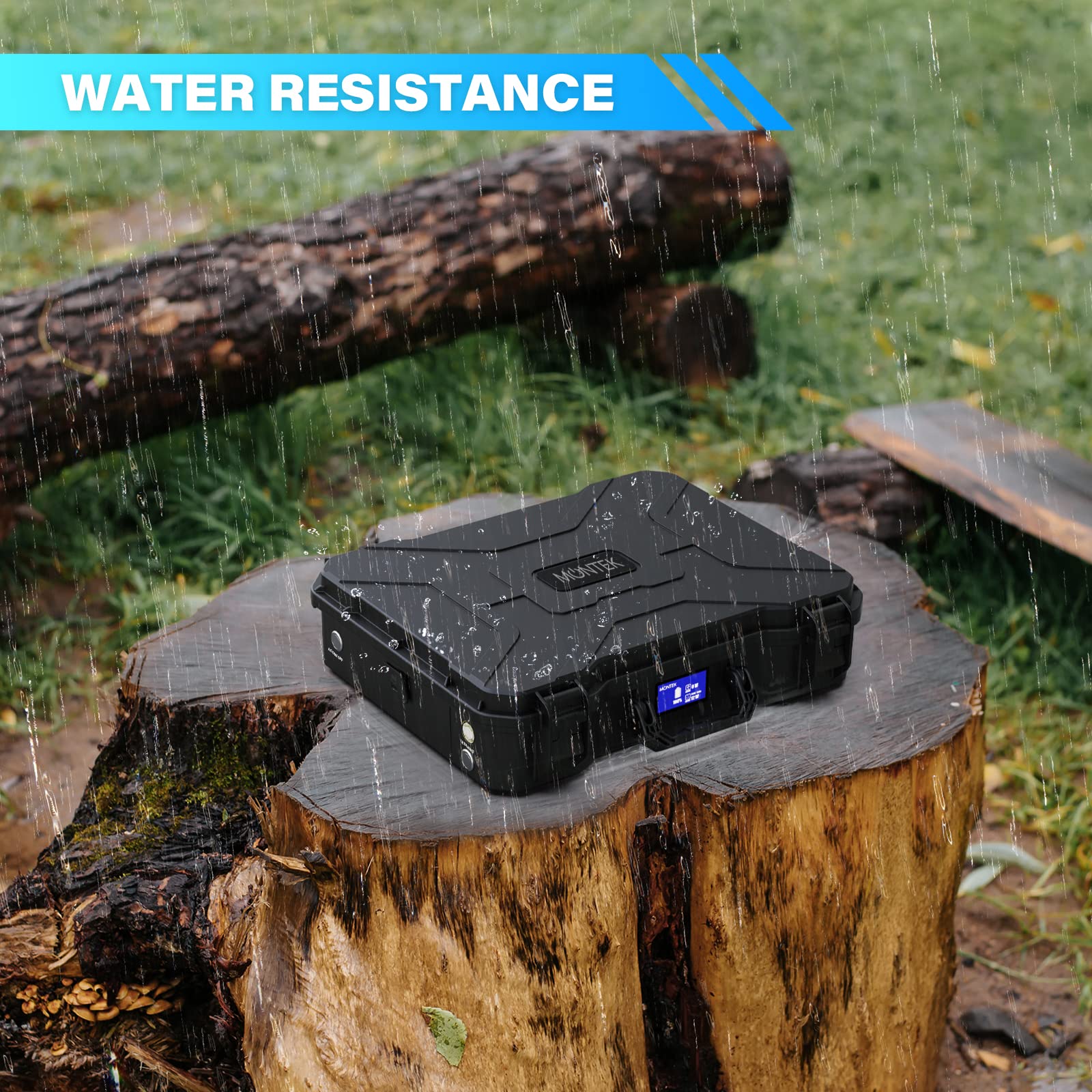 MONTEKSOLAR X1000 Solar Generator 1000W With 80W Solar Panel, Portable Power Station 1010Wh Emergency Backup Lithium Battery,120V Sine Wave AC Outlets for Home Outdoor Camping Hunting Travel
