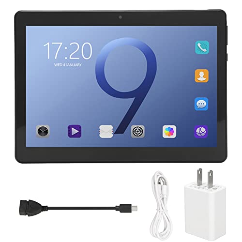 Pomya 10 Inch Tablet, 1280x800 IPS Display Octa Core CPU Tablet for 10, 3GB RAM 32GB ROM Dual SIM Tablet, 5G WiFi Dual Band Tablet for Daily Life