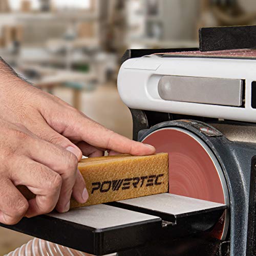 POWERTEC 71424 Abrasive Cleaning Stick for Sanding Belts & Discs | Natural Rubber Eraser - Woodworking Shop Tools for Sanding Perfection