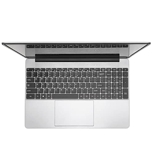 soobu Portable Laptop, FHD Screen 1920x1080 100-240V 15.6in Laptop for Windows 10 for Study (8+256G US Plug)
