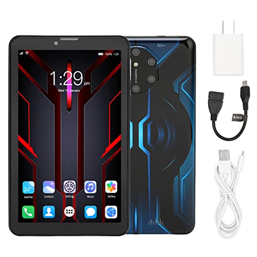 Tablet, Kids Calling Tablet, 7in IPS 4GB 32GB Tablet PC, Dual Camera 8 Cores CPU for 10 Work Study Writing Painting Support Glonass GPS Gravity Sensing