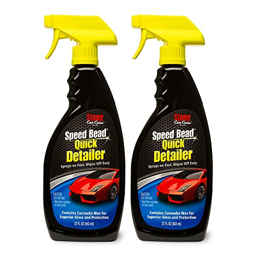 Stoner Car Care 92354-2PK 22-Ounce Speed Bead Quick Detailer Car Cleaner Wax Spray for Fast Touch-Ups and to Provide Shine and Protection, Pack of 2