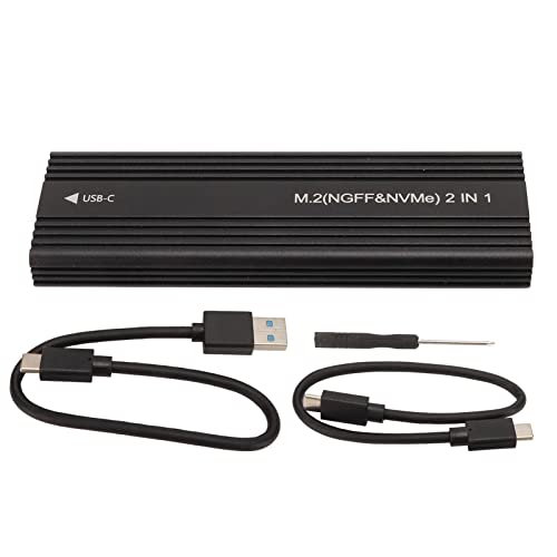 SSD Case, SSD Enclosure Aluminum Alloy Housing for PC