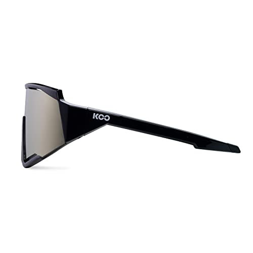 KOO Spectro Sunglasses I Performance Eyewear for Road, Triathlete & Cyclocross Sports - Black Bronze