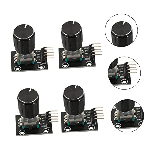 VILLCASE 5 Pcs Module Car Amplifier Reflectors Amp for +Accessories Ky-040 Rotary Encoder Brick Shaft Encoder Keyes Rotary Encoder Square Washer Oval Cake Pan Number Potentiometer to Rotate