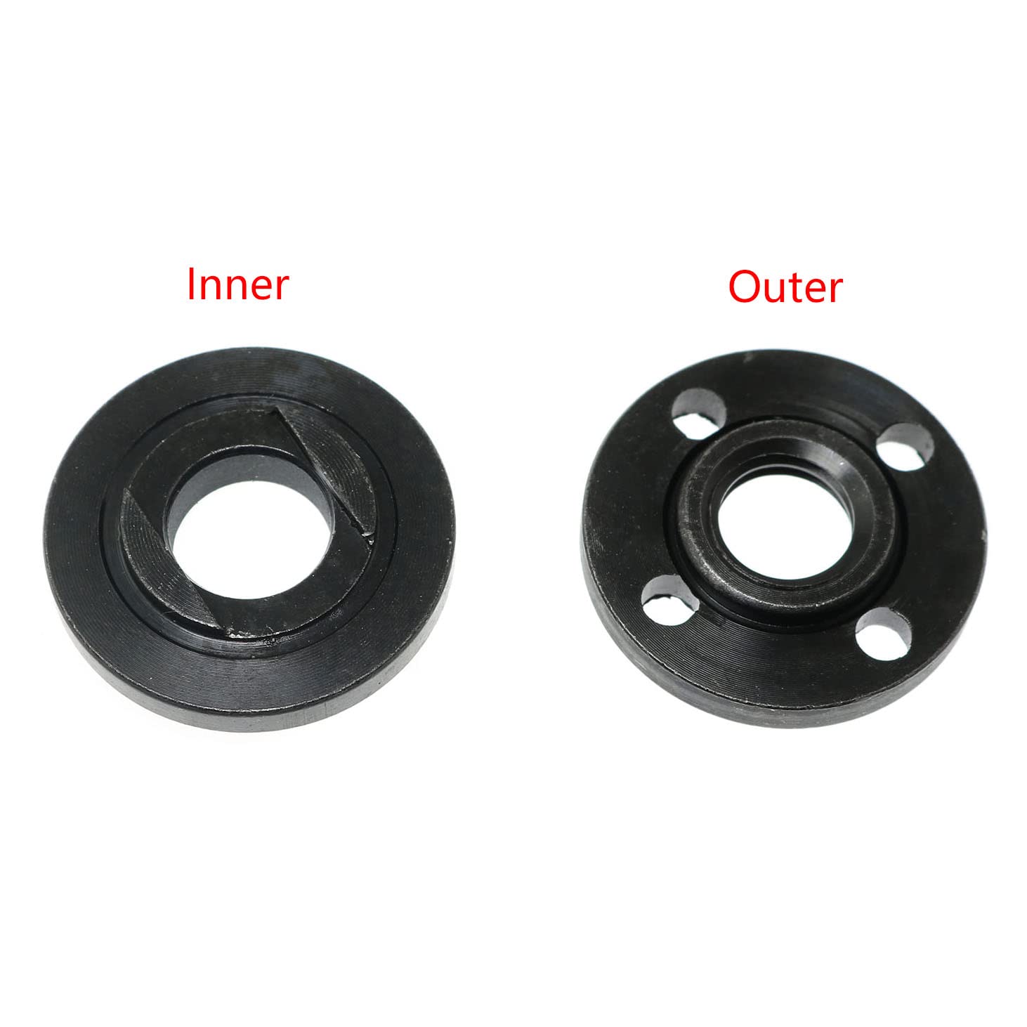 RLECS 5/8"-11 Grinder Backing Flange and Lock Nut Set Angle Wrench Spanner for Makita Dewalt Bosch Black Milwaukee Replaces 224399-1 193465-4 224568-4