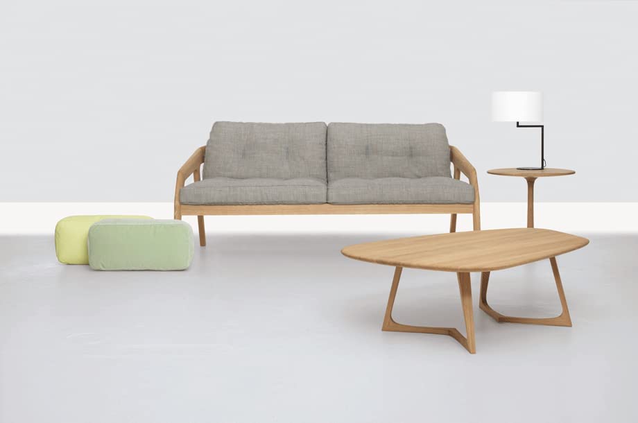 River 'Stone' Coffee Table. All solid Hardwood. Highest quality on Amazon.