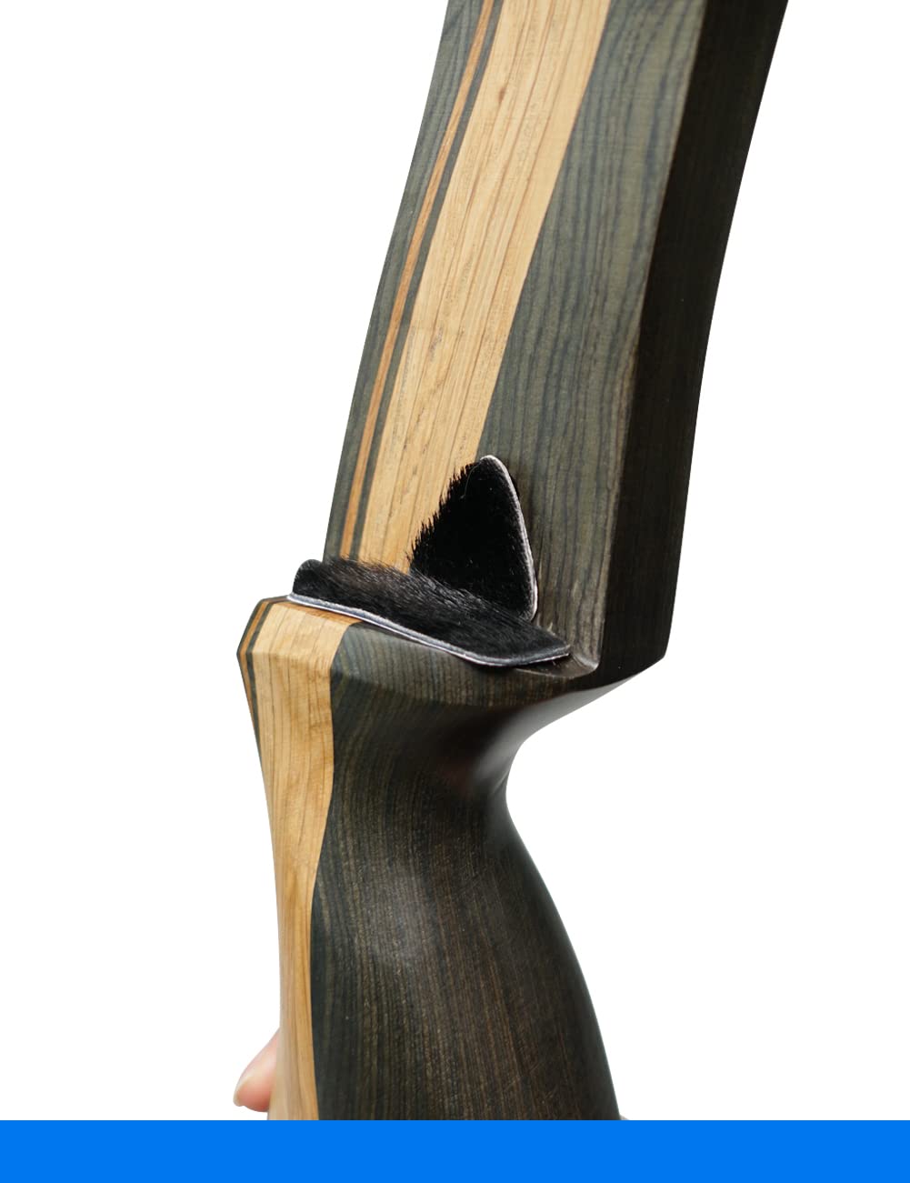 longbowmaker Archery Arrow Rest/Bowstring Siliencer for Recurve Bow (Black-2 Pairs Arrow Rest)