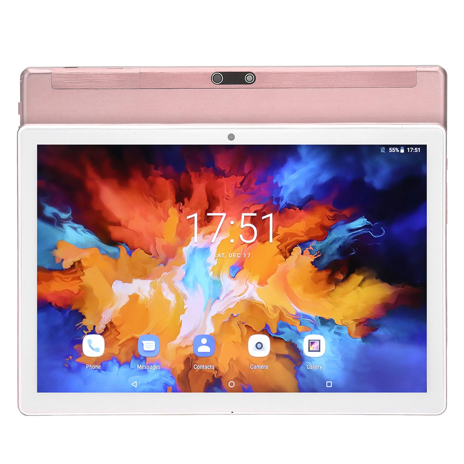 MAVIS LAVEN Office Tablet, 8GB RAM 128GB ROM 5G WiFi HD IPS 10.1 Inch 6000mAh (Pink)