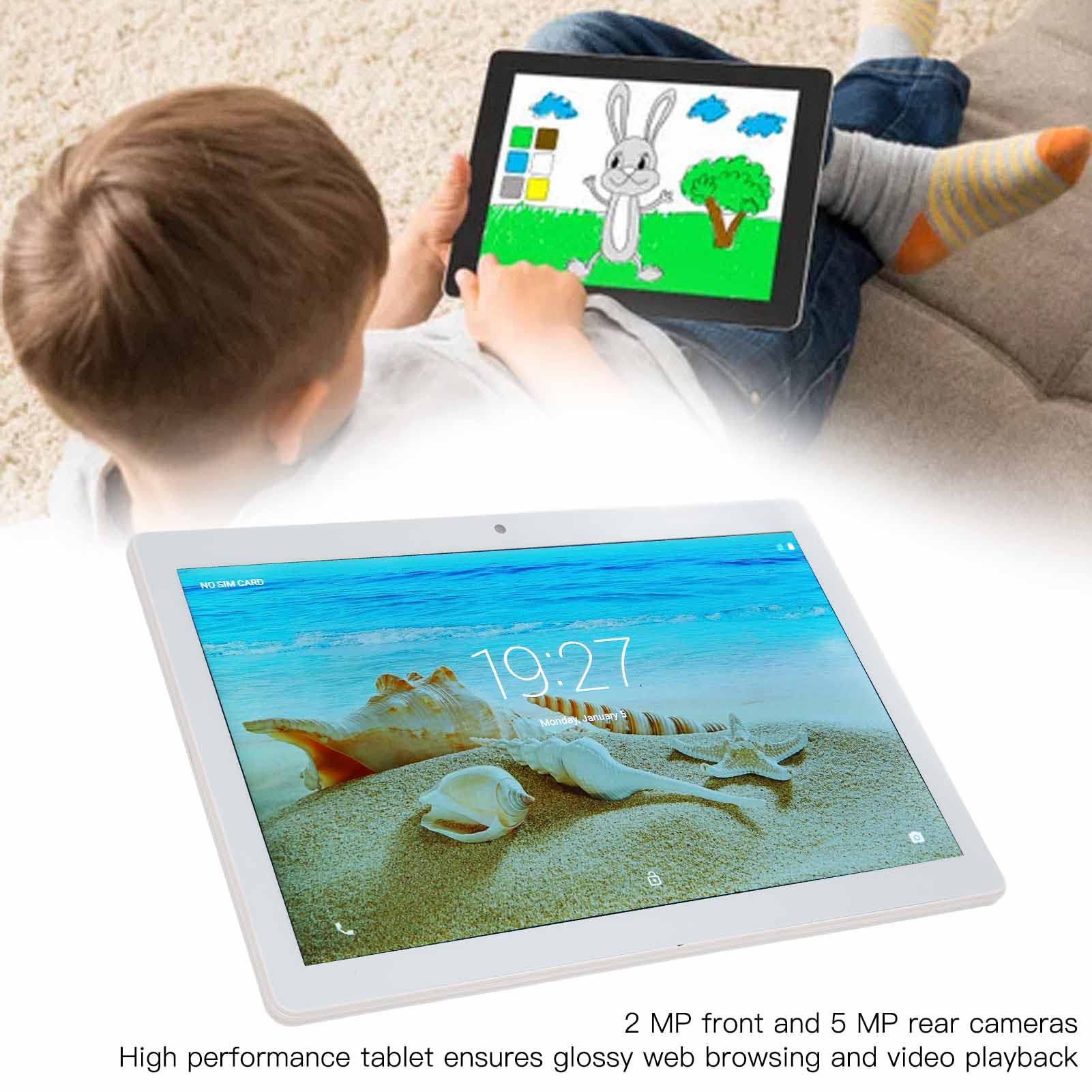 Rongm HD Tablet, 1960 X 1080 IPS 1.6GHz Octa Core 2GB 32GB Gaming Tablet for Android11 (US Plug)