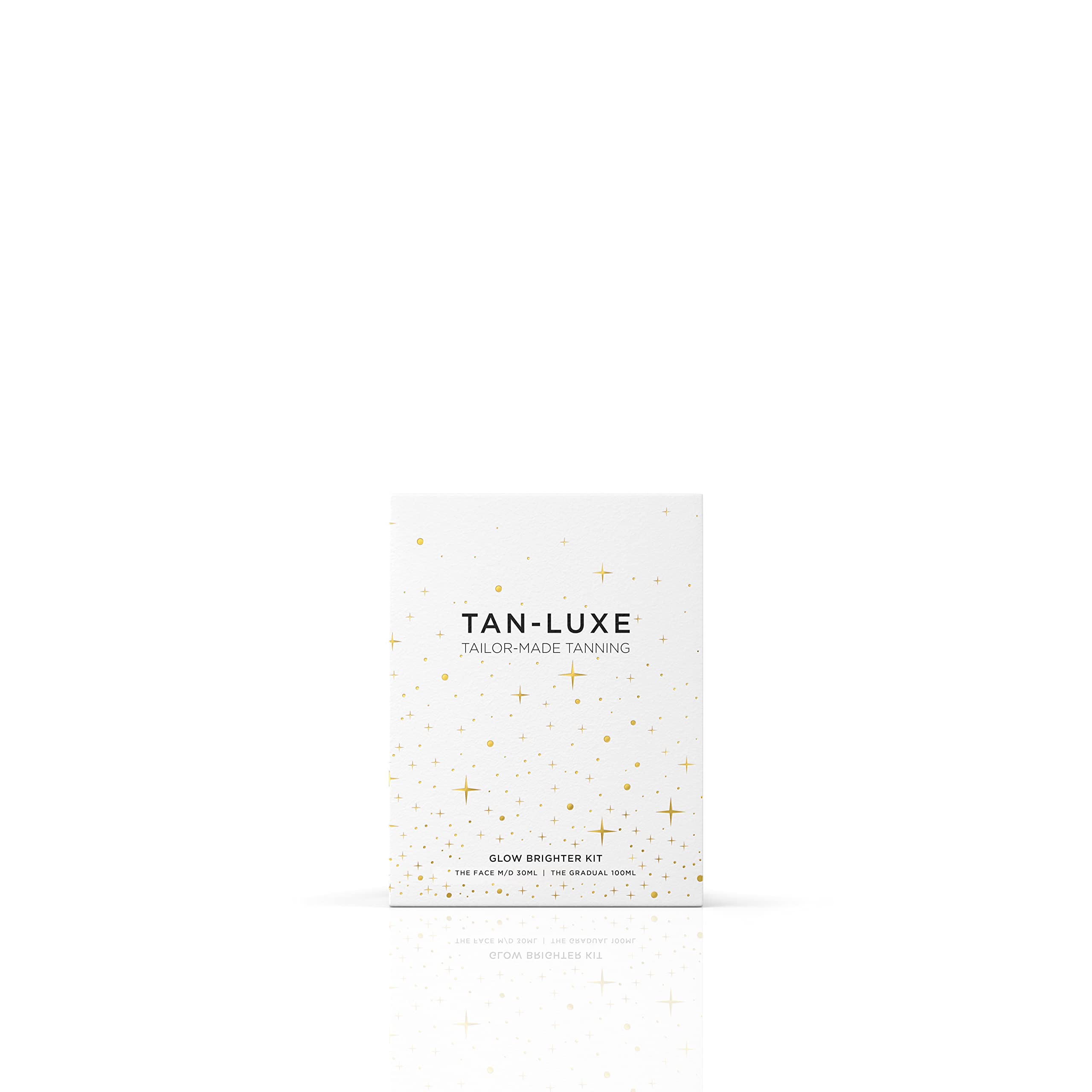 TAN-LUXE Glow Brighter Kit - Illuminating Gradual Tan Lotion and Self-Tan Drops - Light/Medium - Cruelty Free & Vegan