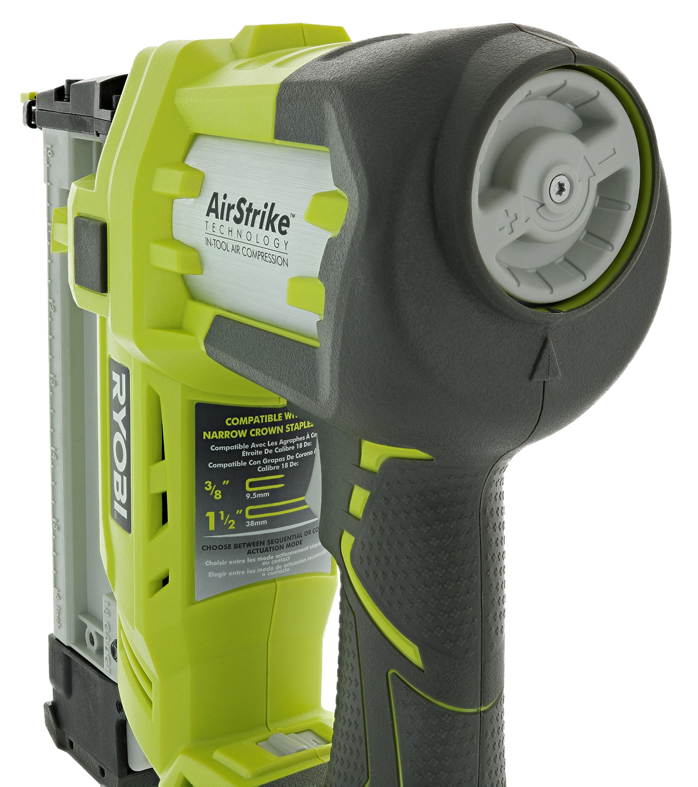 Ryobi P360 18 Volt Lithium Ion One+ 3/8 - 1 1/2 Inch Crown Stapler (Battery Not Included, Power Tool Only)