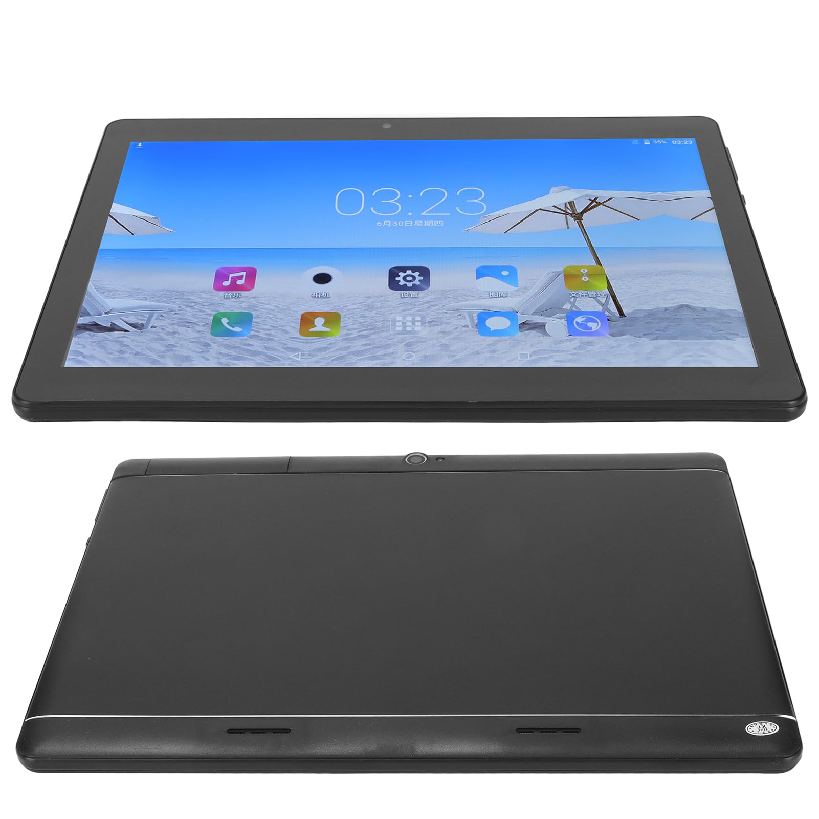 MAVIS LAVEN Tablet PC, 100‑240V 3G LTE Mobile Phone Tablet 128GB Extended for Android 10.1in Tablet for Entertainment (US Plug 100V to 240V)
