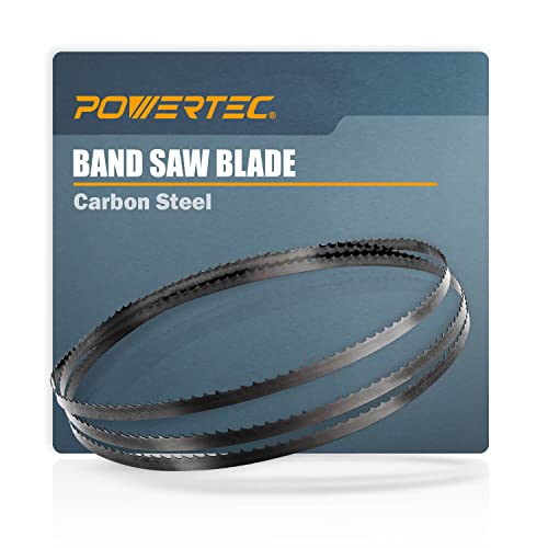 POWERTEC 59-1/4 Inch Bandsaw Blades for Woodworking, 1/4" x 14 TPI Band Saw Blades for Sears Craftsman, Ryobi, B&D, Protect and Tradesman 9" Band Saw, 1 Pack (13155)