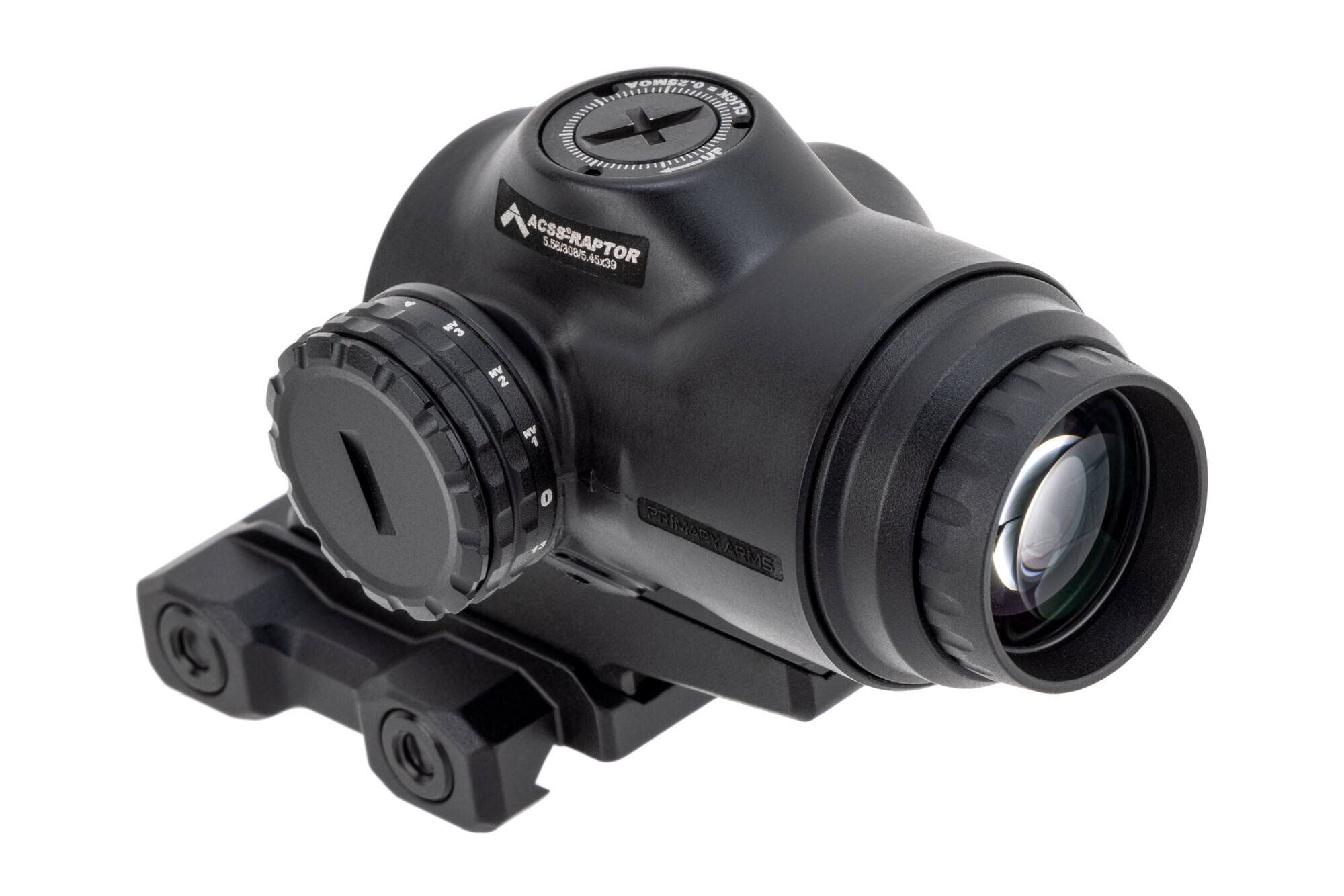 Primary Arms SLX 3X MicroPrism with Green Illuminated ACSS Raptor 5.56/.308 Reticle - Yard