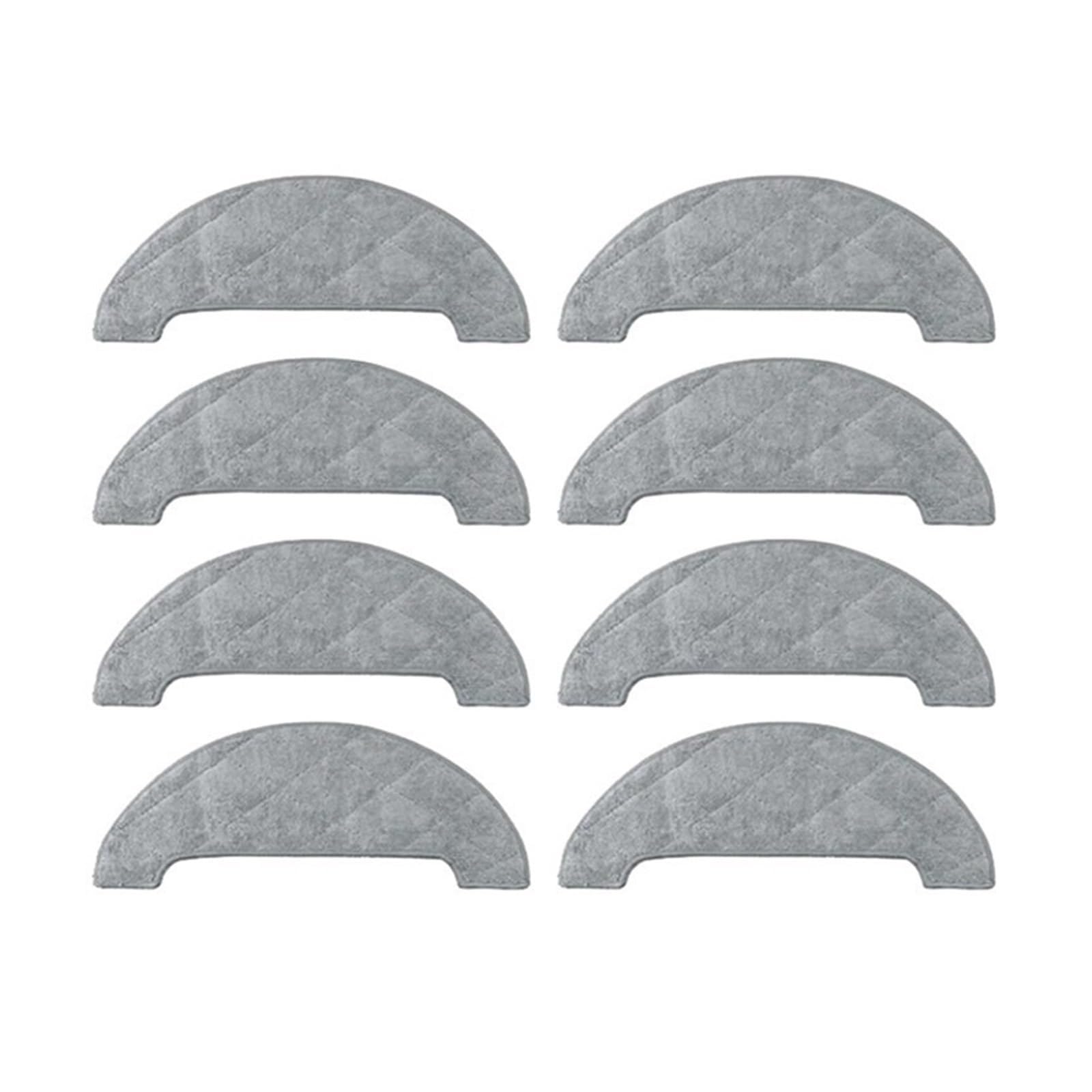 swacch 8PCS Washable Mop, Compatible with Laresar L6 Pro, Compatible with Airrobo T10+, Vacuum Replacement Floor Cloth Accessories