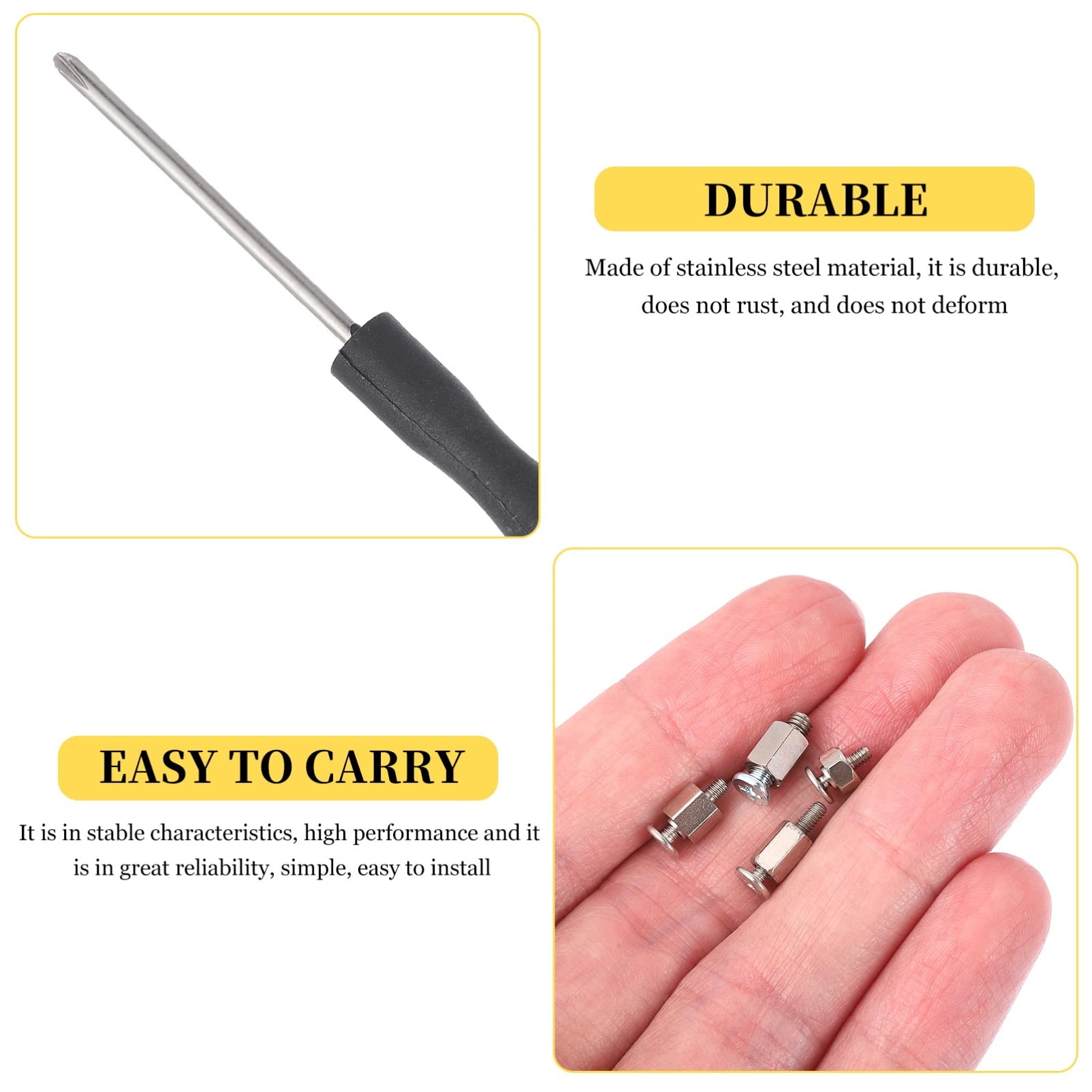 SOLUSTRE 1 Set Computer Screw Computer Part Computer Supply M.2 Screw M.2 Ssd Mounting Kit Ssd Screw Hex Nut Ssd Hard Disk Mounting Screw M.2 Ssd Mounting Screw Computer Accessory
