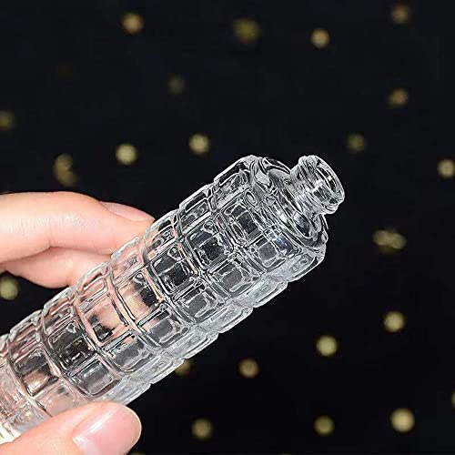Spray Bottle, Refillable Bottle, Travel Portable Perfume Atomizer Skin Care Tool, Empty Sample Vials Dispenser, Transparent Cosmetic Container(Gold)