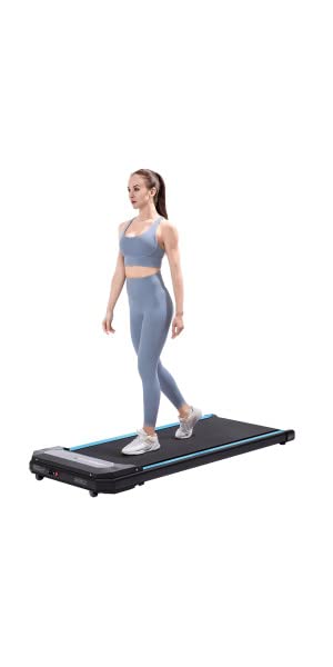 LSRZSPORT Portable Under Desk Treadmill, Walking Pad for Home and Office with Remote