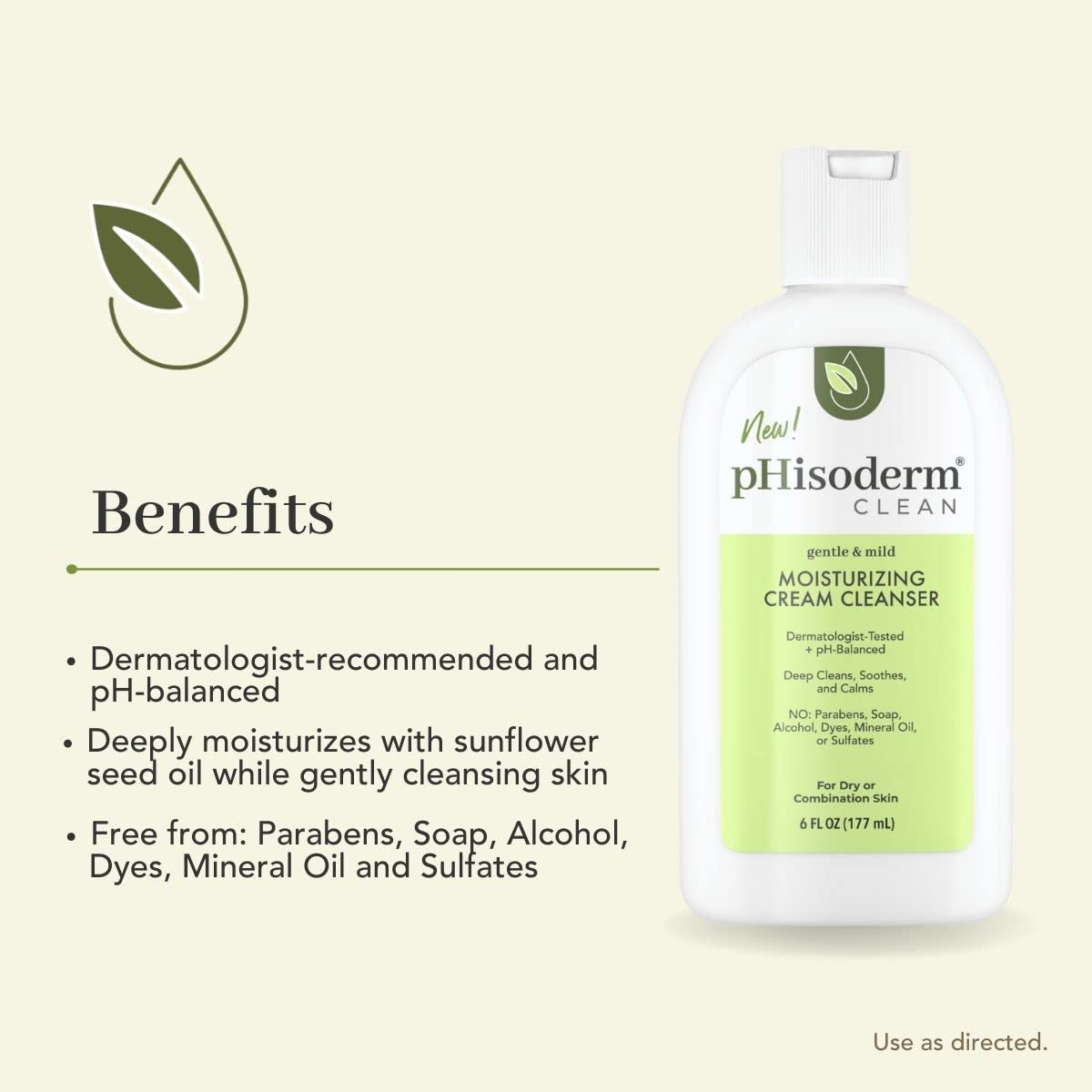 Phisoderm® Clean Moisturizing Cream Cleanser - 6 Fl Oz