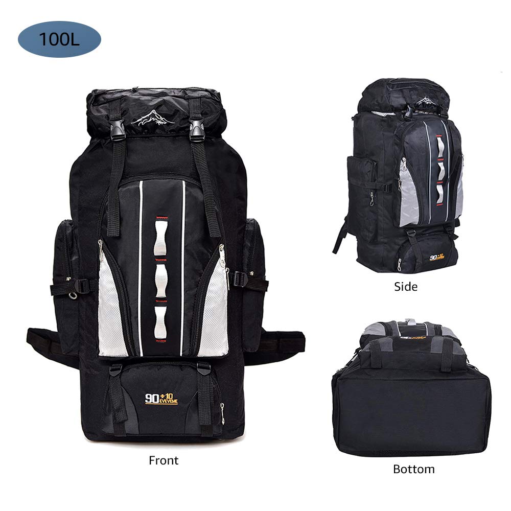Konelia 75L Camping Hiking Backpack Daypack Hiking Hunting Traveling Backpack for Men & Women