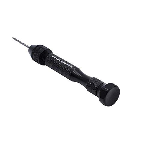 Precision Pin Vise Hand Drill with 25pcs Micro Twist Drill Bits Set (0.5-3.0mm) Mini Hand Drill Rotary Tool for PCB,Metal,Wood,Jewelry,Plastic,Resin Manual Making DIY Assembling Drilling
